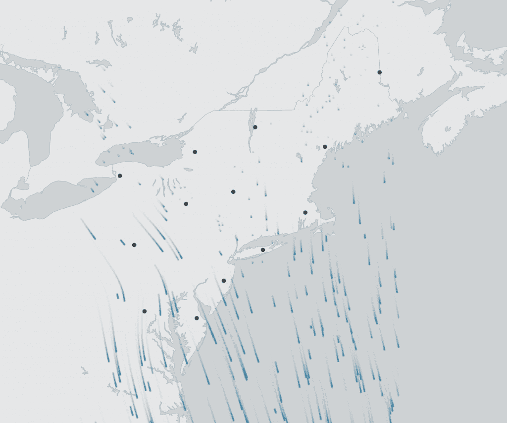 New radar visualization shows the flow of bird migrations - The ...