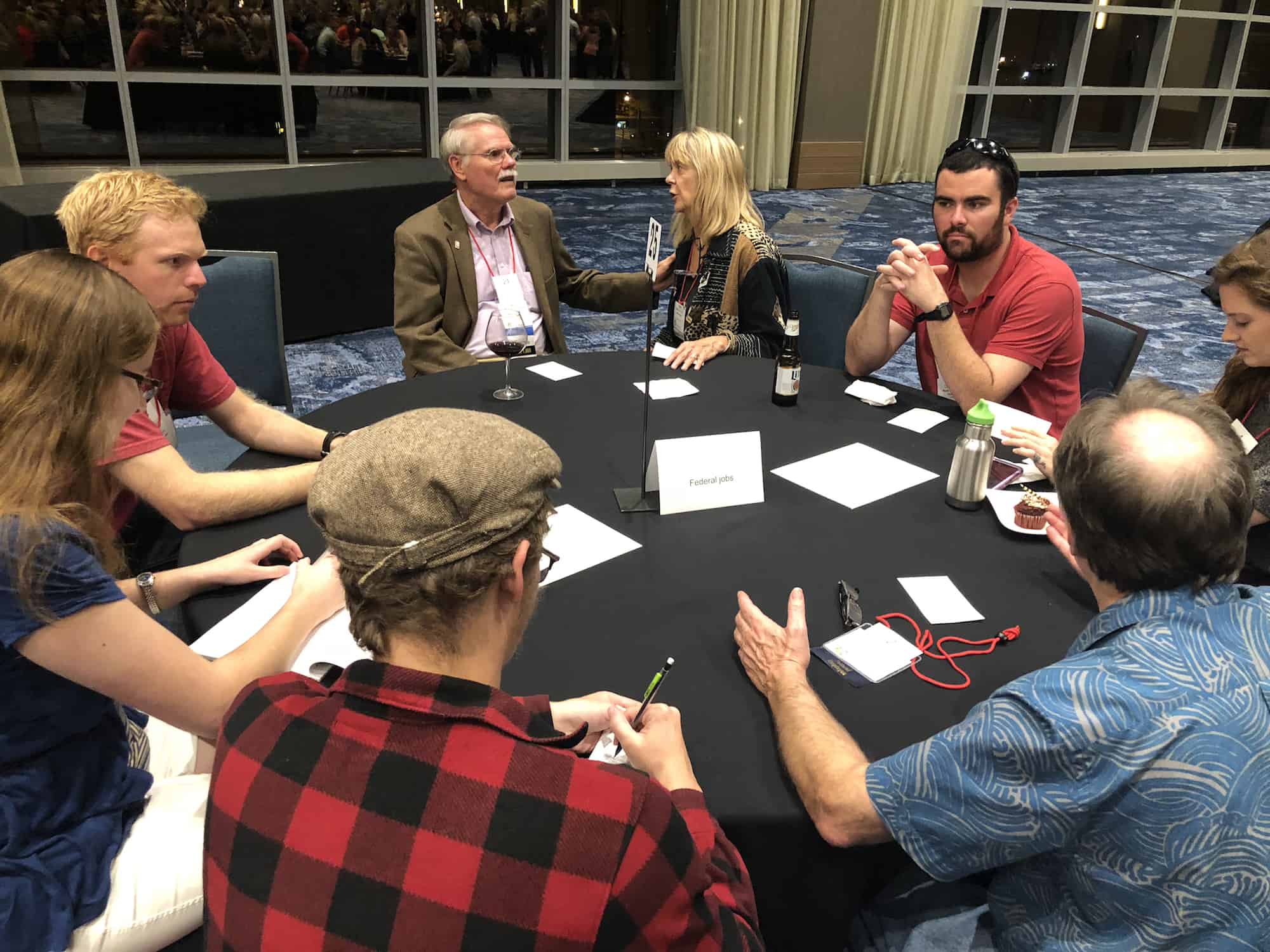 Students take advantage of networking opportunity - The Wildlife Society