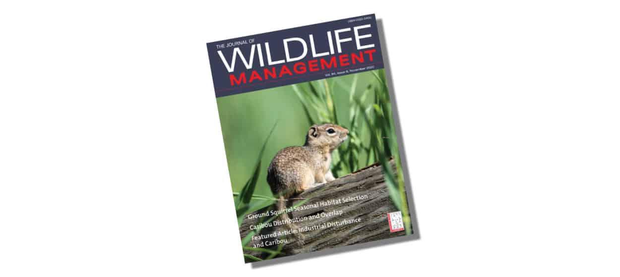 The November issue of the Journal of Wildlife Management - The Wildlife ...