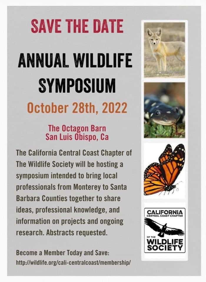 California Central Coast Chapter: Events and Workshops - The Wildlife ...