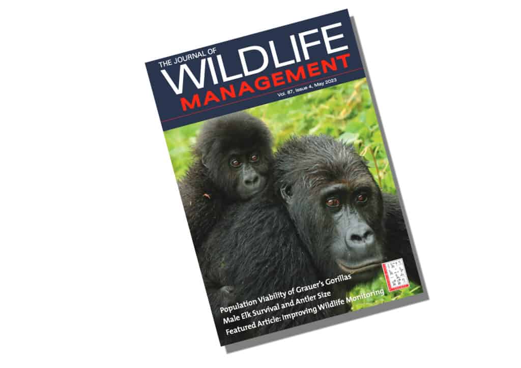 The May issue of the Journal of Wildlife Management - The Wildlife Society