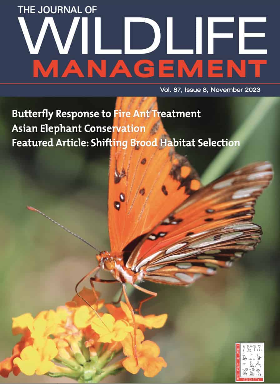 The November issue of the Journal of Wildlife Management - The Wildlife ...
