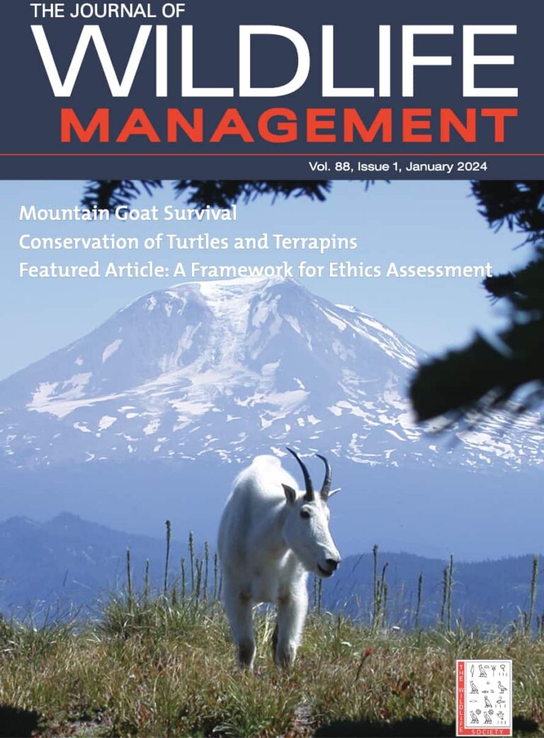 The January issue of the Journal of Wildlife Management - The Wildlife ...